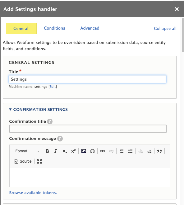 Option To Hide The Webform Confirmation Message 2996780